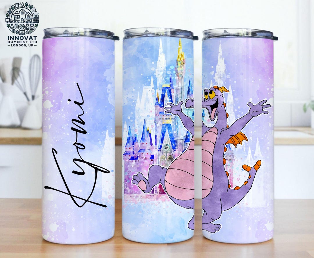 Personalized Tumbler Figment Epcot 20oz Skinny Tumbler, Disney ...