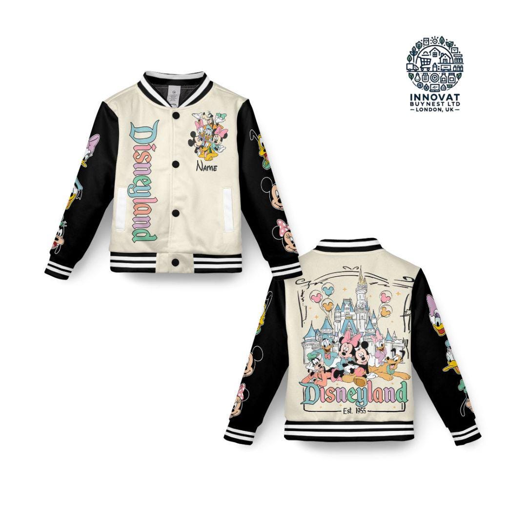 Personalized Disneyland Mickey Friend Team Kids Youth Adult Baseball ...