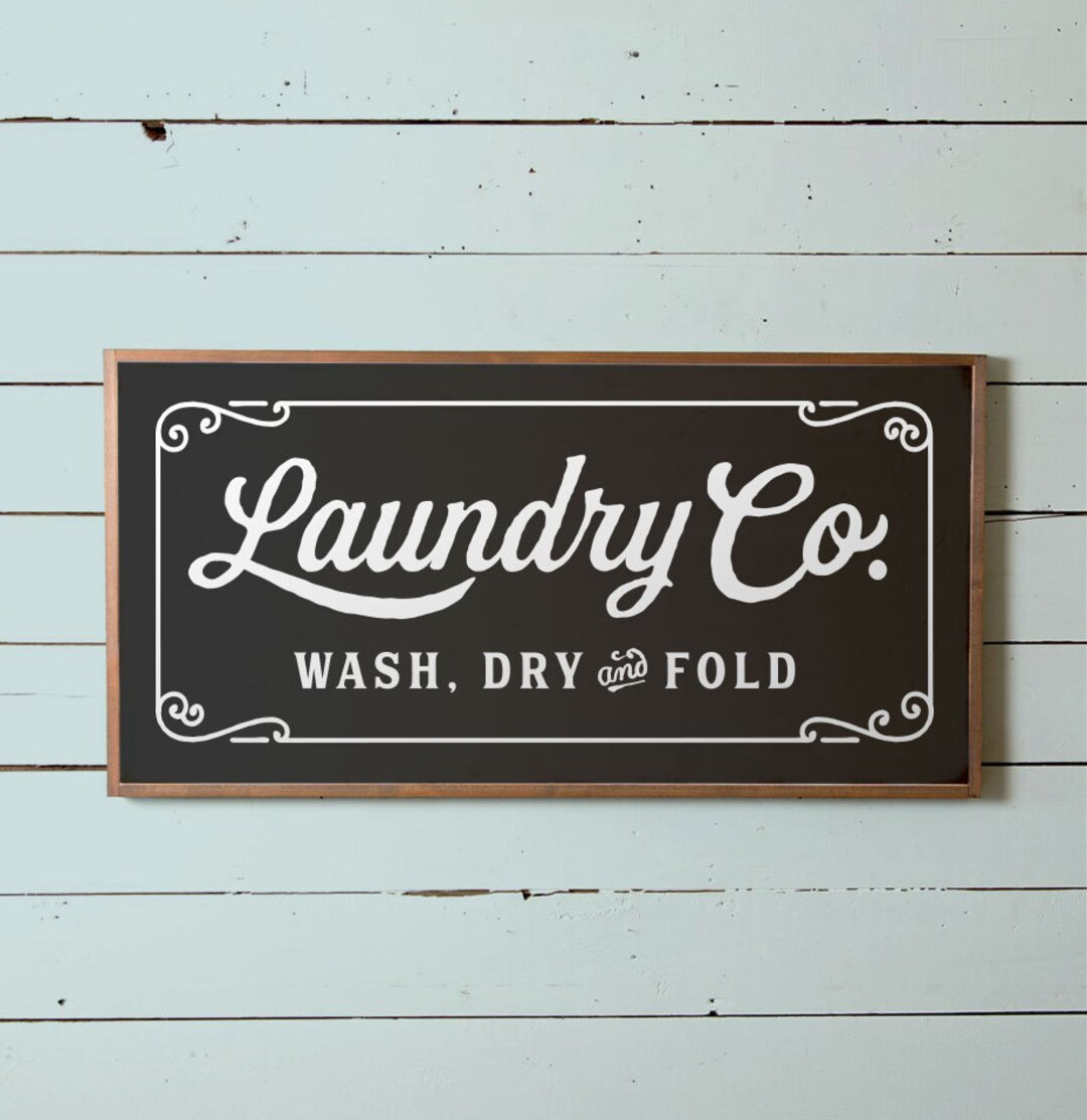Laundry Sign, Large Laundry Wall Sign, Fixer Upper Laundry Sign, Silo ...