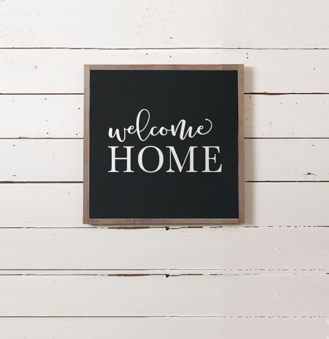 Welcome Home Wall Sign, Welcome Home Wood Sign, Entryway Sign, Wedding ...