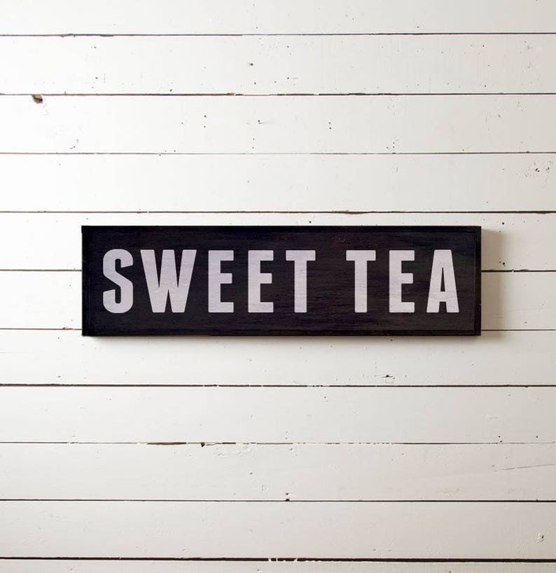 Wall Sign "sweet Tea" | Wall Decor, Farmhouse Decor, Sweet Tea Sign ...