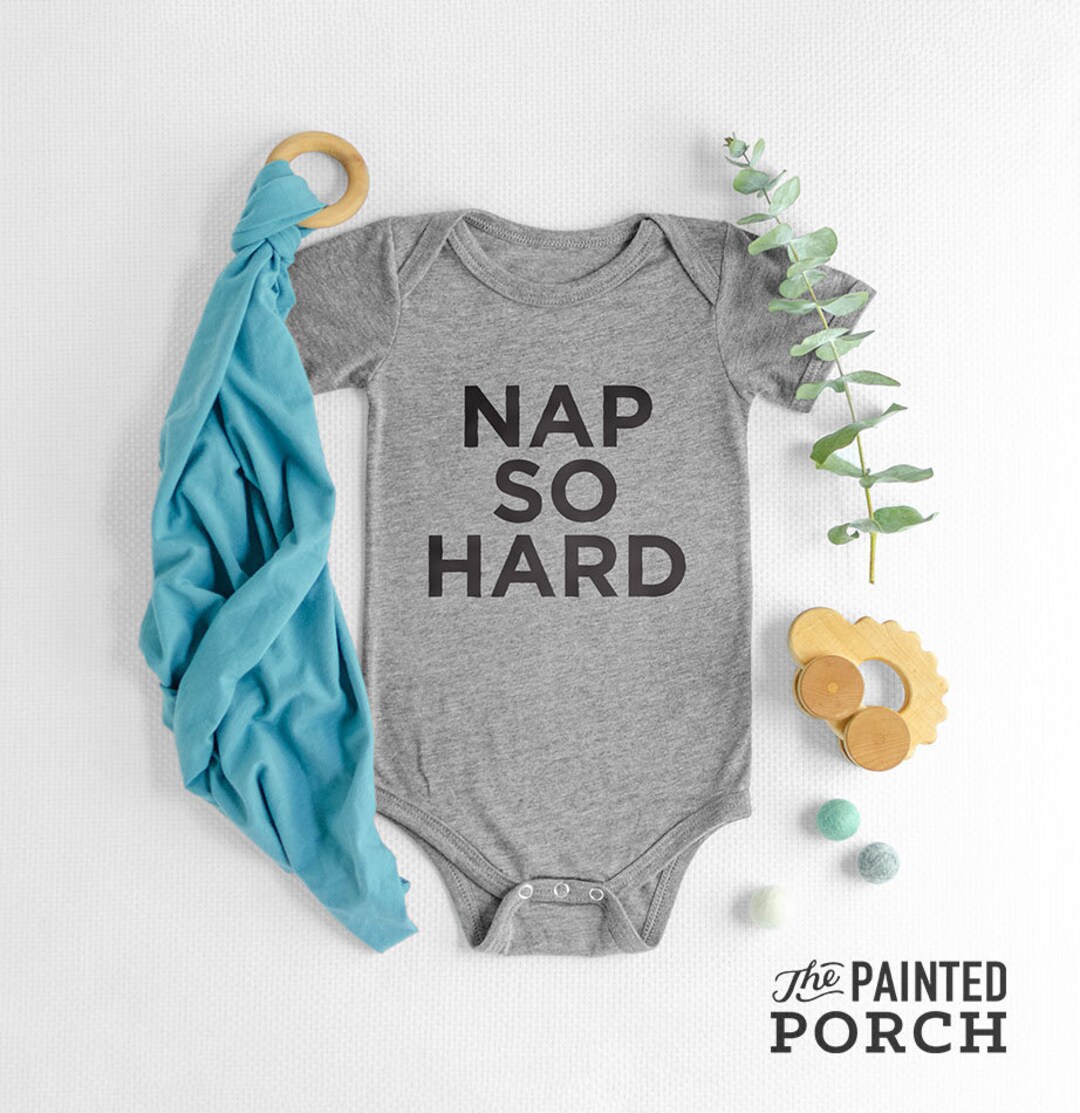Nap so Hard Baby Onesie®, Cute Baby Onesie®, Baby Shower Gift, Funny ...