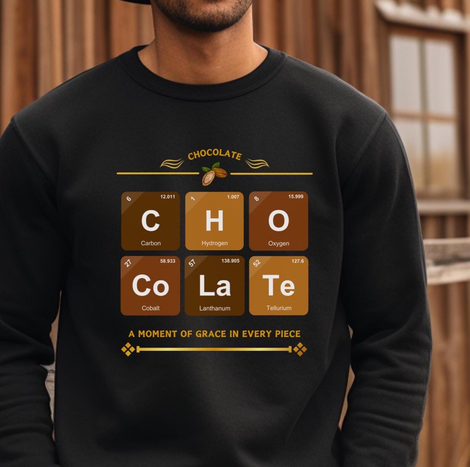 Periodic Table Chocolate Shirt -chemistry Teach Gift-sweet Science Tee ...