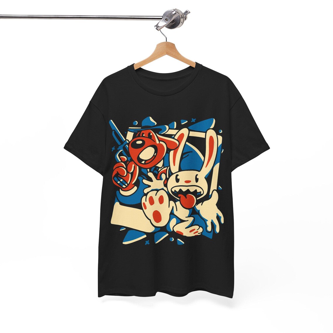 Sam and Max Gaming T-shirt, Retro Videogame Shirt - Etsy