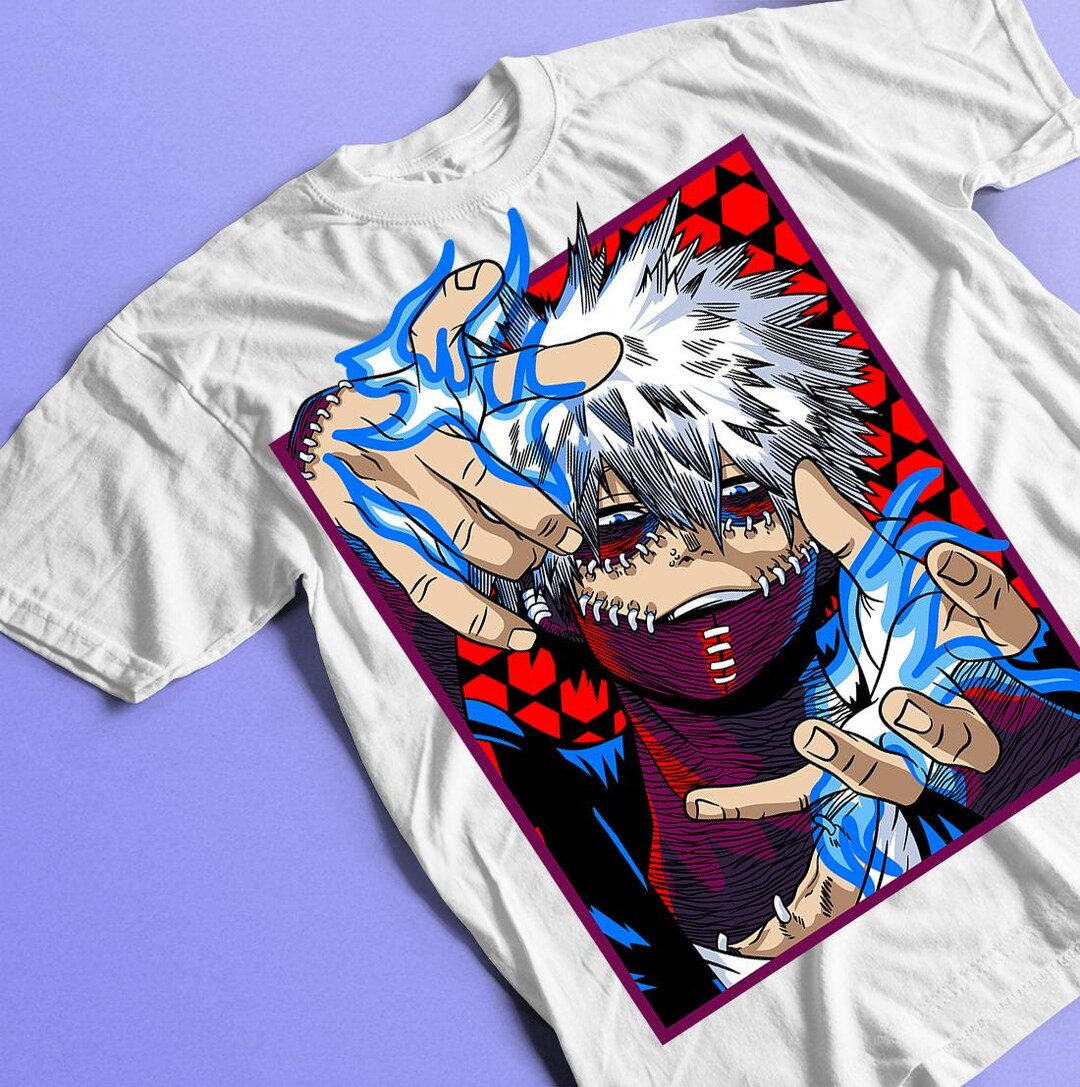 Dabi Anime Unisex Heavy Cotton Tee, Academia Shirt, Japanese Manga Fans ...