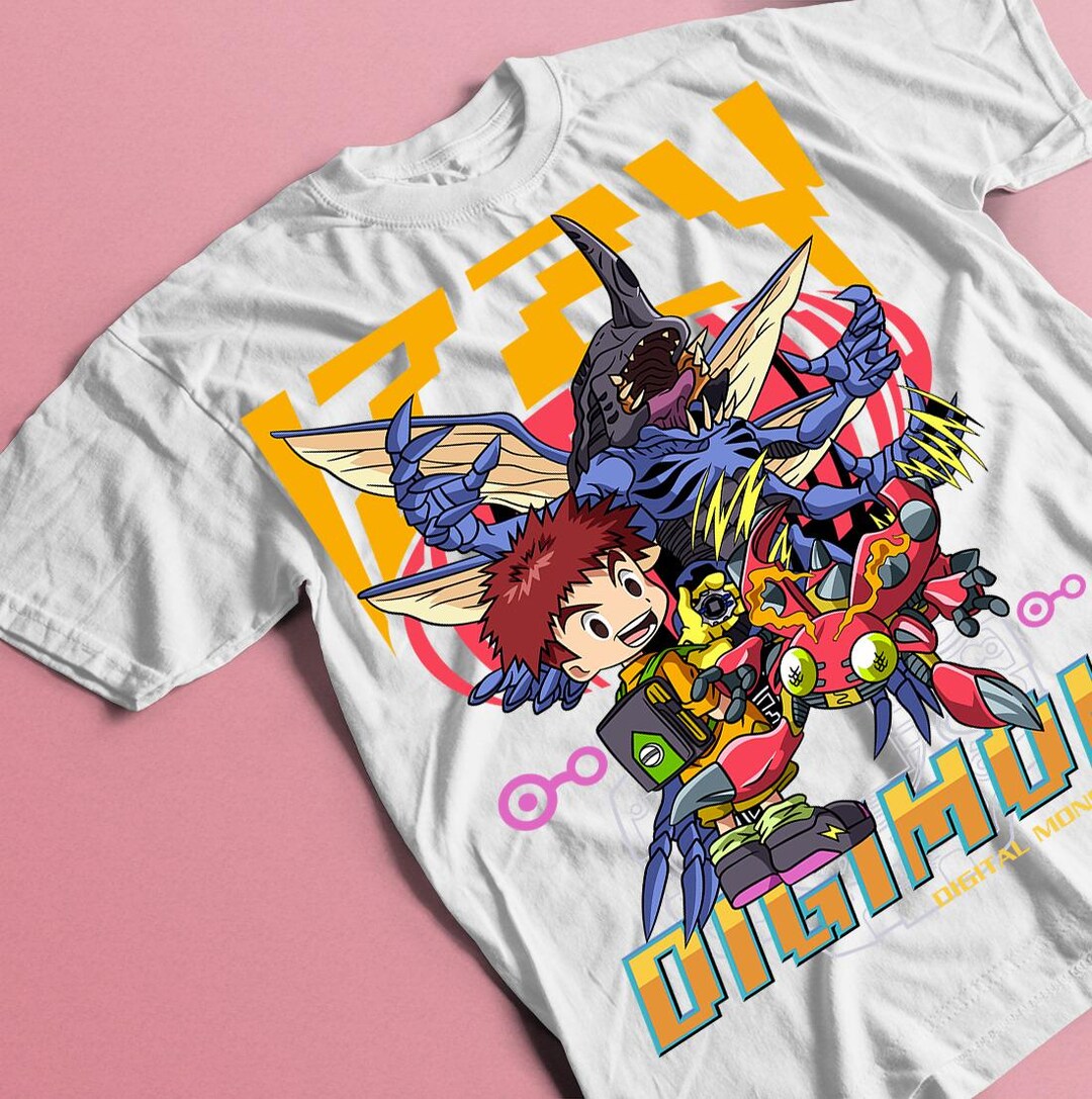 Omnimon and Guilmon Digimon Adventure Anime T-shirt, Personalized Gifts ...