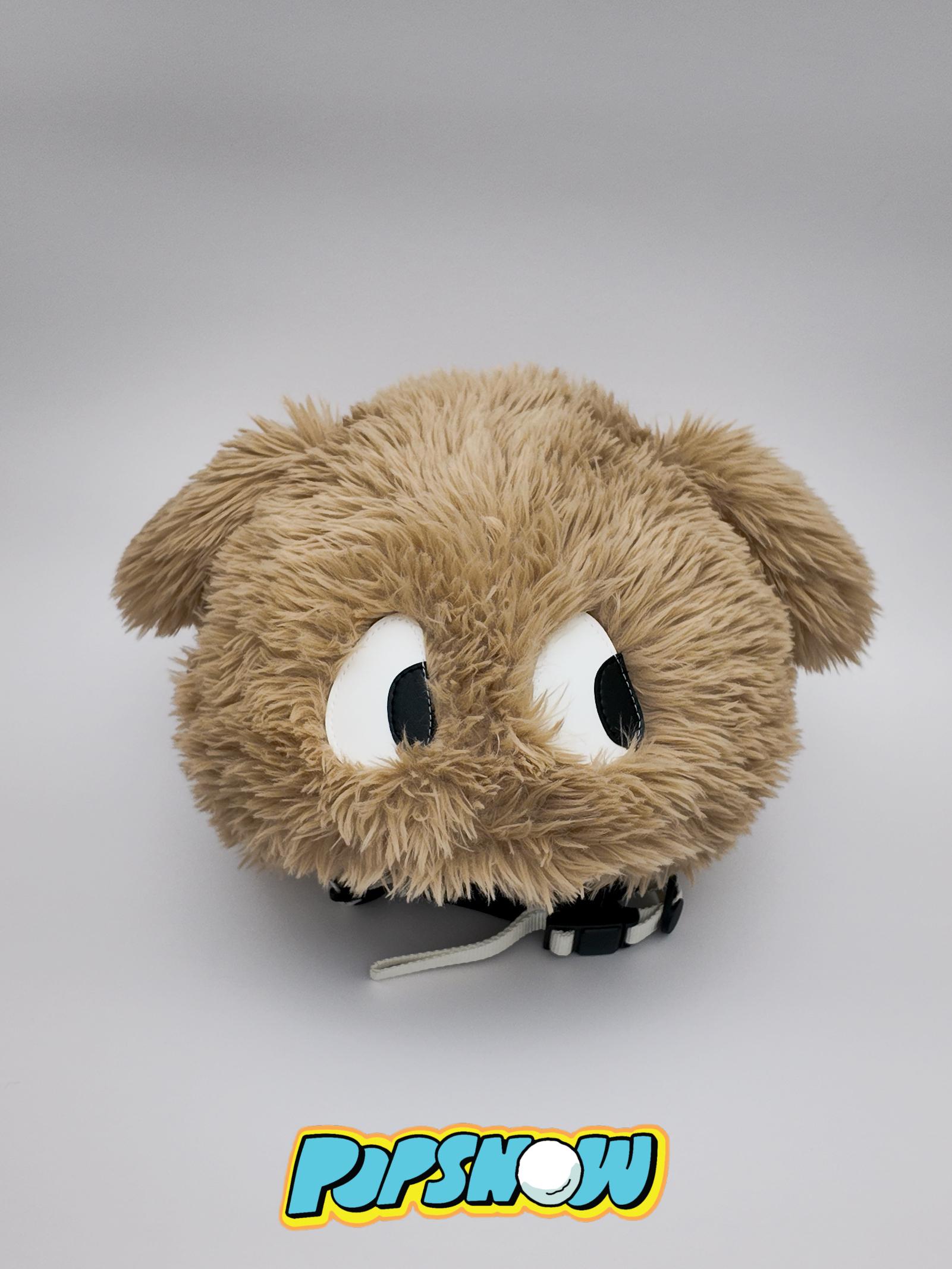 Ski & Snowboard Bicycle Helmet Cover Plush Fluffy Puppy, Uni Size Hood ...