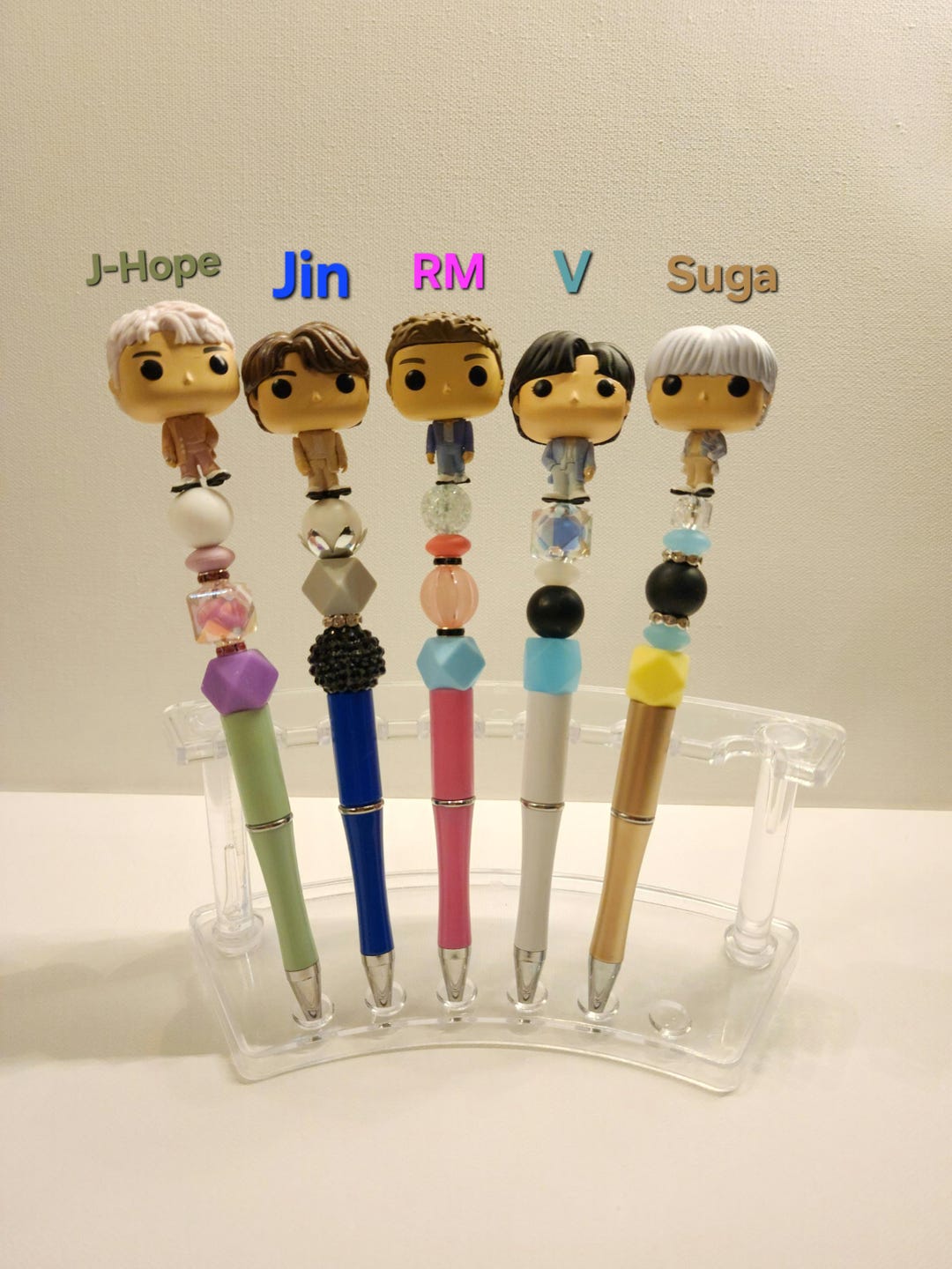 BTS Mini Pop Pens | Pre-made | Beadable - Etsy