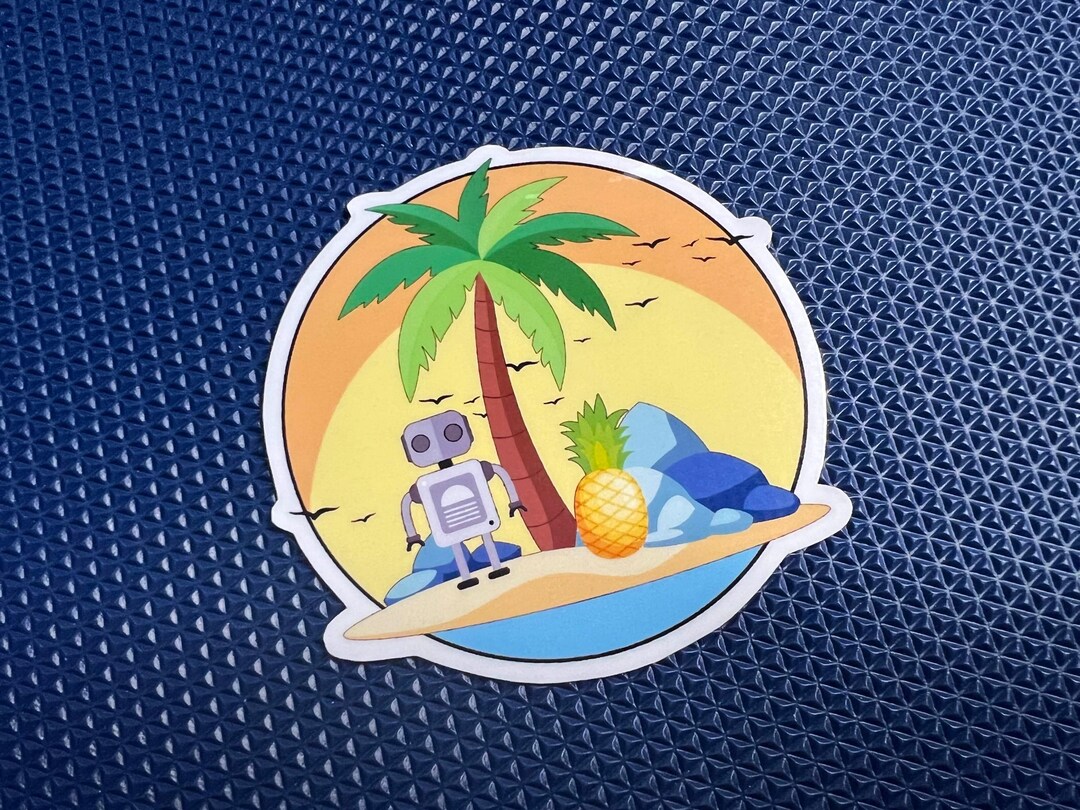 Robot and Pineapple on a Deserted Island. (pineappleflow's New Year ...