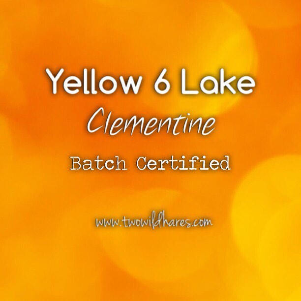 4 oz CLEMENTINE LAKE Fd&c Yellow 6 Al. Lake, 41% High Dye Load, Batch ...