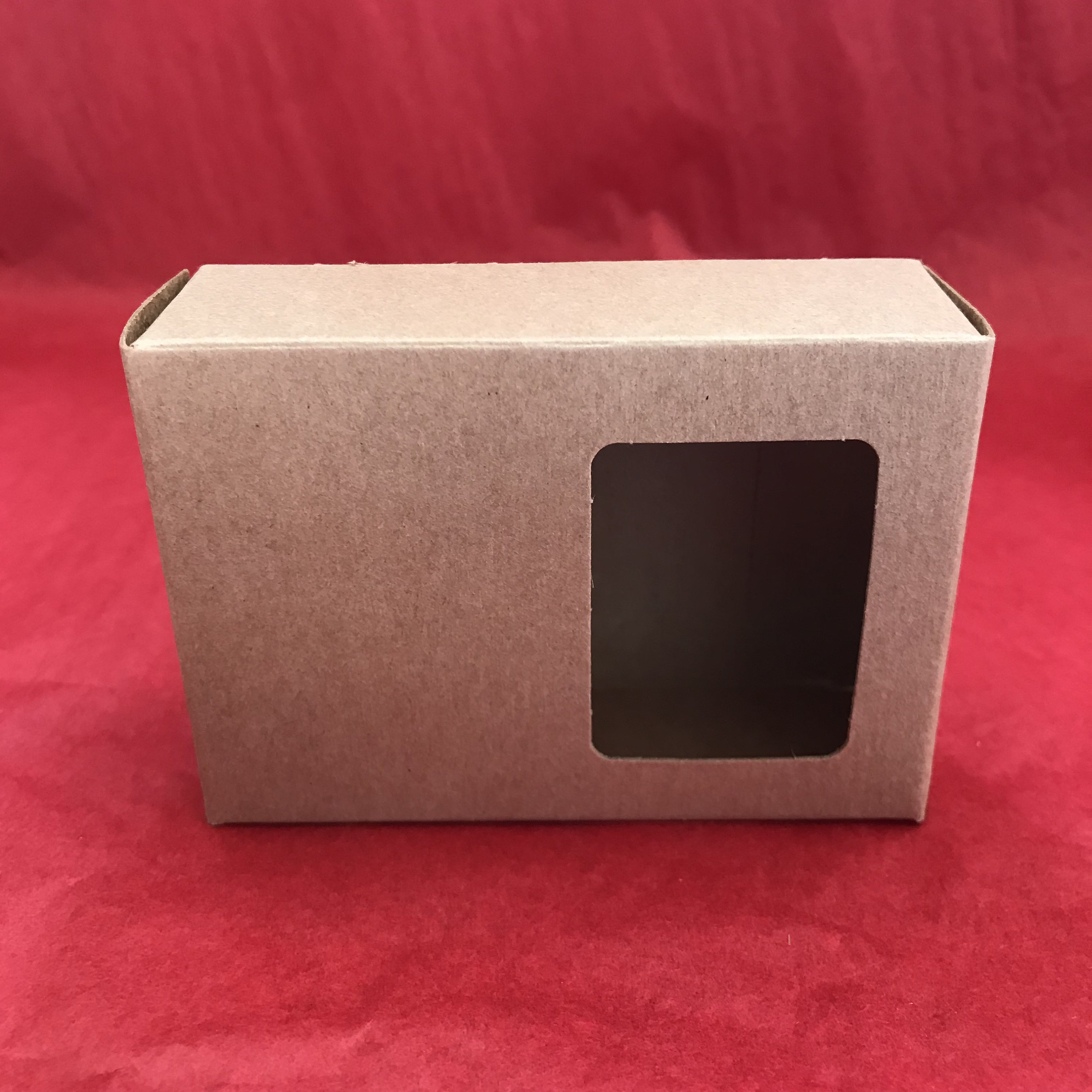 100 KRAFT Window Boxes 100 Recycled 2 9 16 X 3 5 8 X 1 1 4 Eco