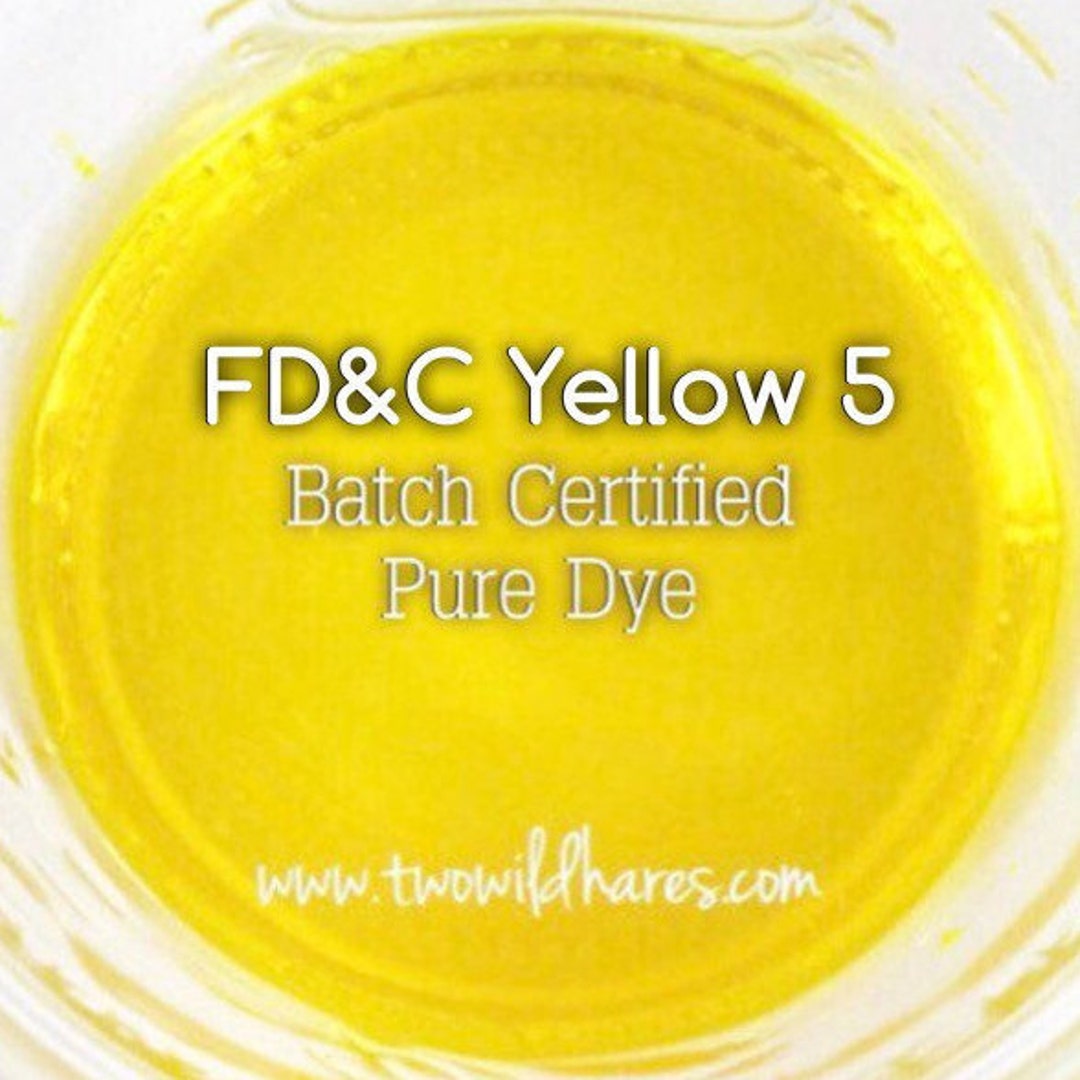 1oz. LEMON Bath Bomb DYE, Batch Certified, FD&C Yellow 5, Cosmetic ...