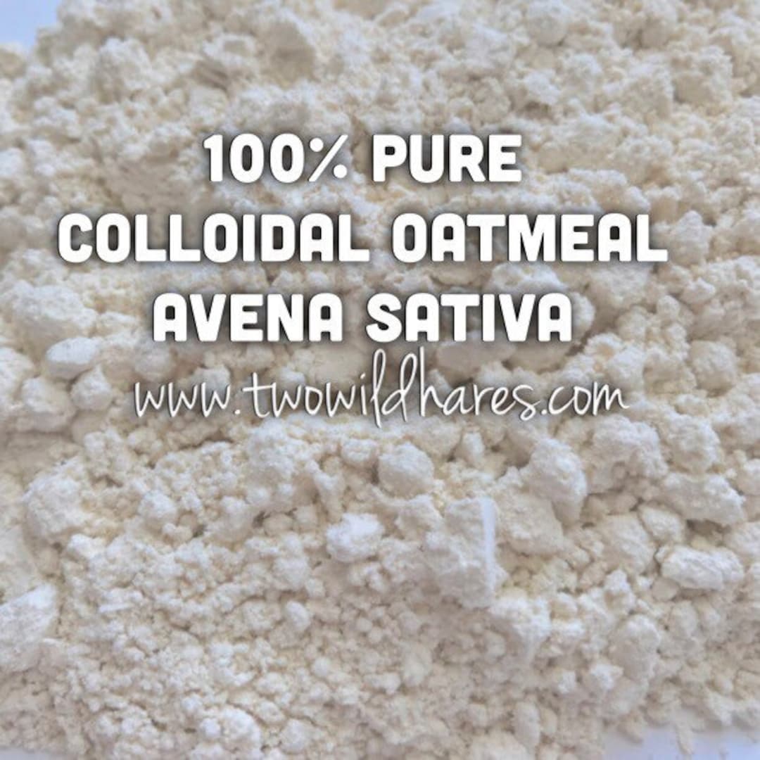 2lb COLLOIDAL OATS, Certified Organic Avena Sativa, Water Soluble Skin ...