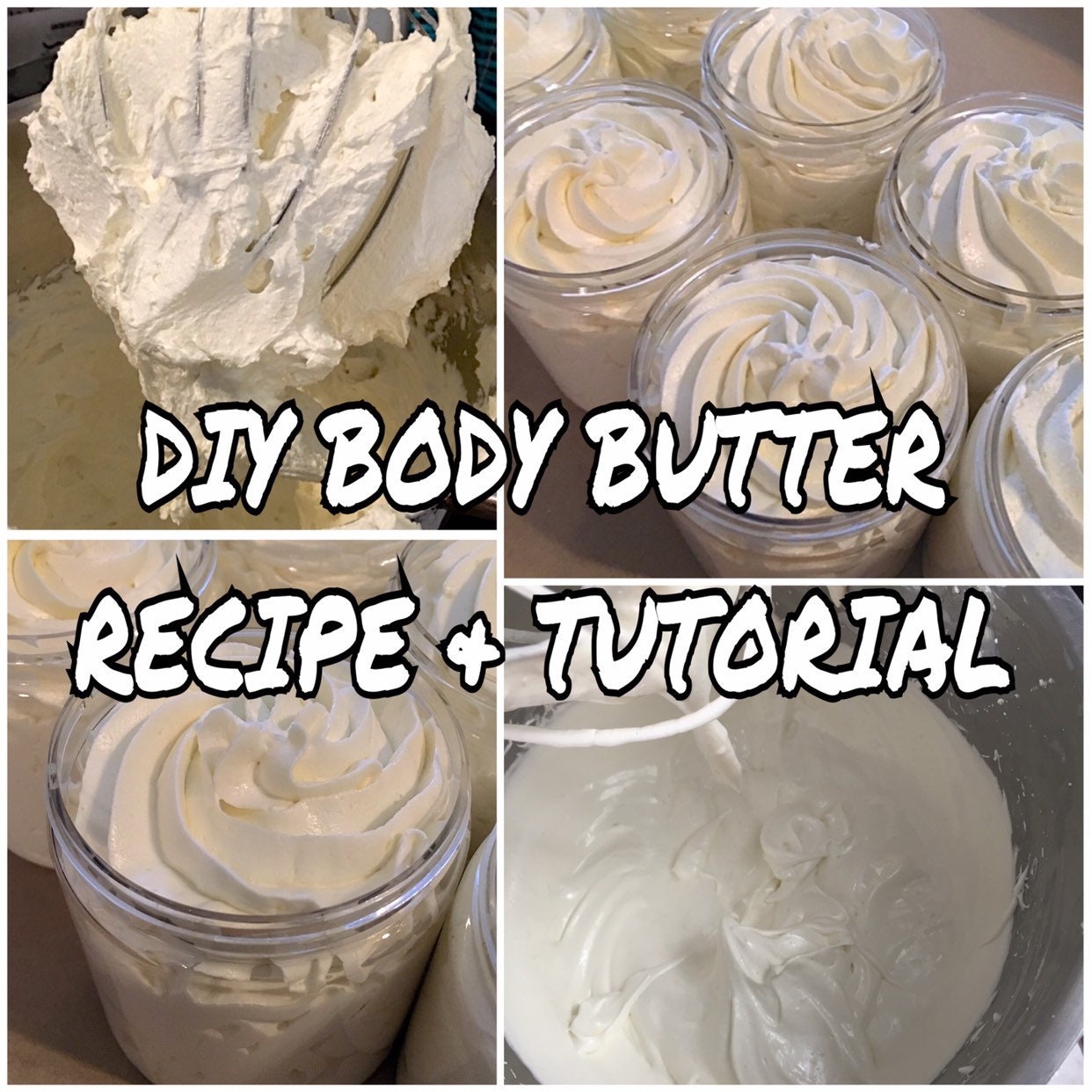 Diy Whipped Body Butter Recipe And Step By Step Picture Tutorial