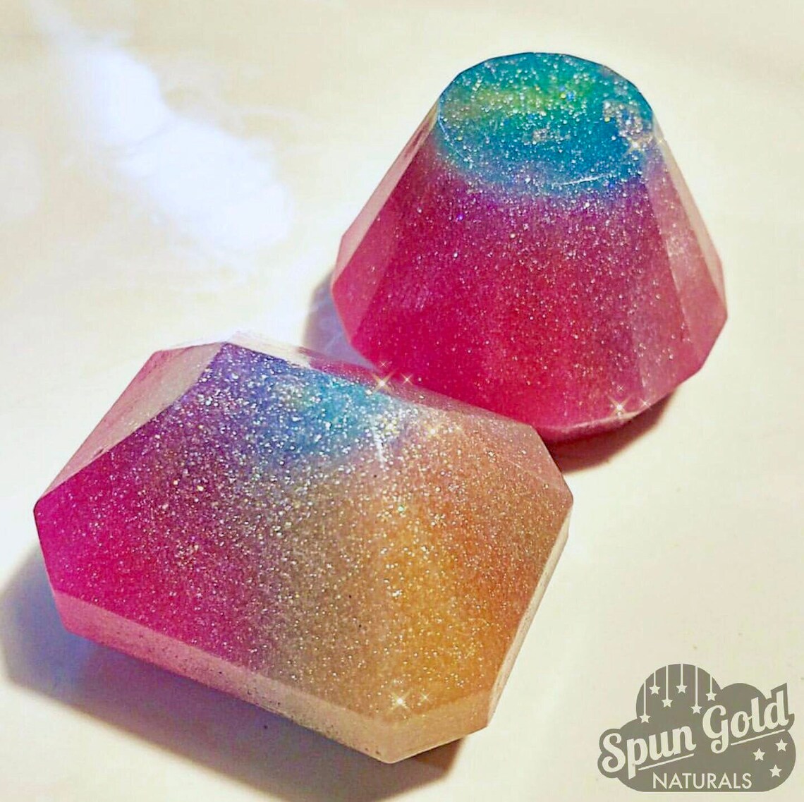 BLING 6 Gemstone Mini Mold, Silicone, Faceted Gem Shapes! DIY Soap ...