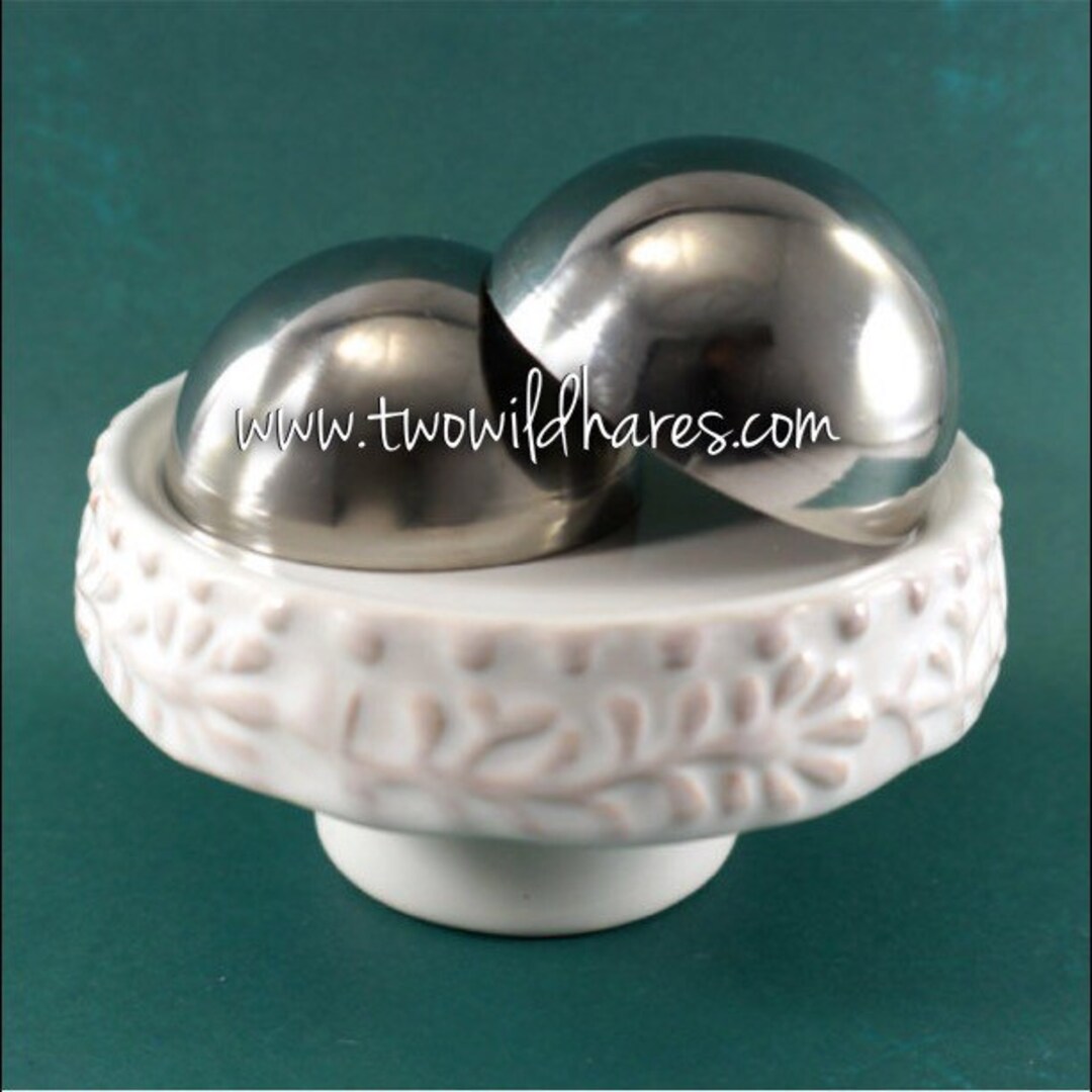 2″ BATH BOMB Mold, 51mm, Heavy Duty Stainless Steel, Won't Dent Like ...