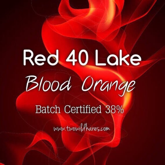 4oz. BLOOD ORANGE LAKE 38% High Dye Fd&c Red 40 Lake Batch | Etsy