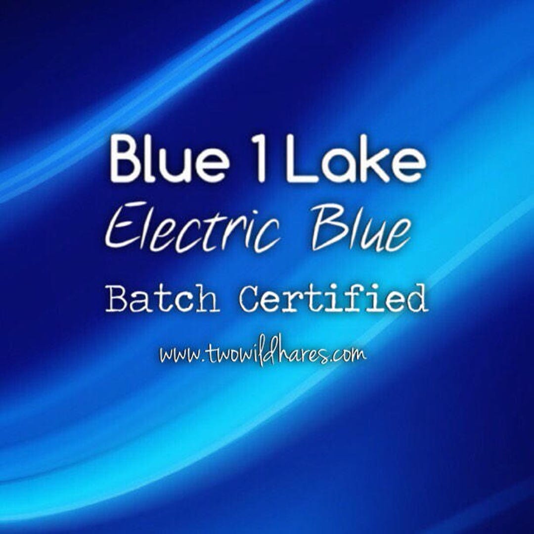 1oz ELECTRIC BLUE LAKE Fd&c Blue 1 Lake, 41% High Dye Load, Batch ...