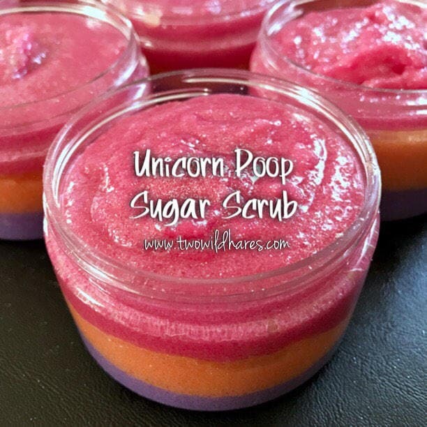 UNICORN POOP Sugar Scrub, Emulsified, TWH Exclusive Scent, 4 oz