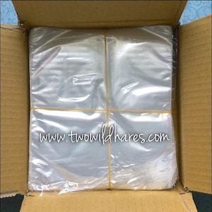POLYOLEFIN Bag Set, Small & Med, Free US Ship, 4x6", 6x6.5", 1000 Bags ...