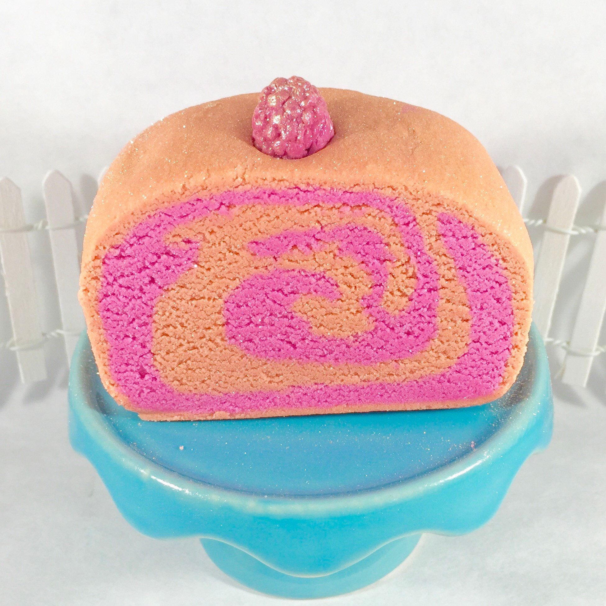 RASPBERRY PEACH & MAGNOLIA Bubbly Bath Bar, Solid Bubble Bath, 3.5 oz