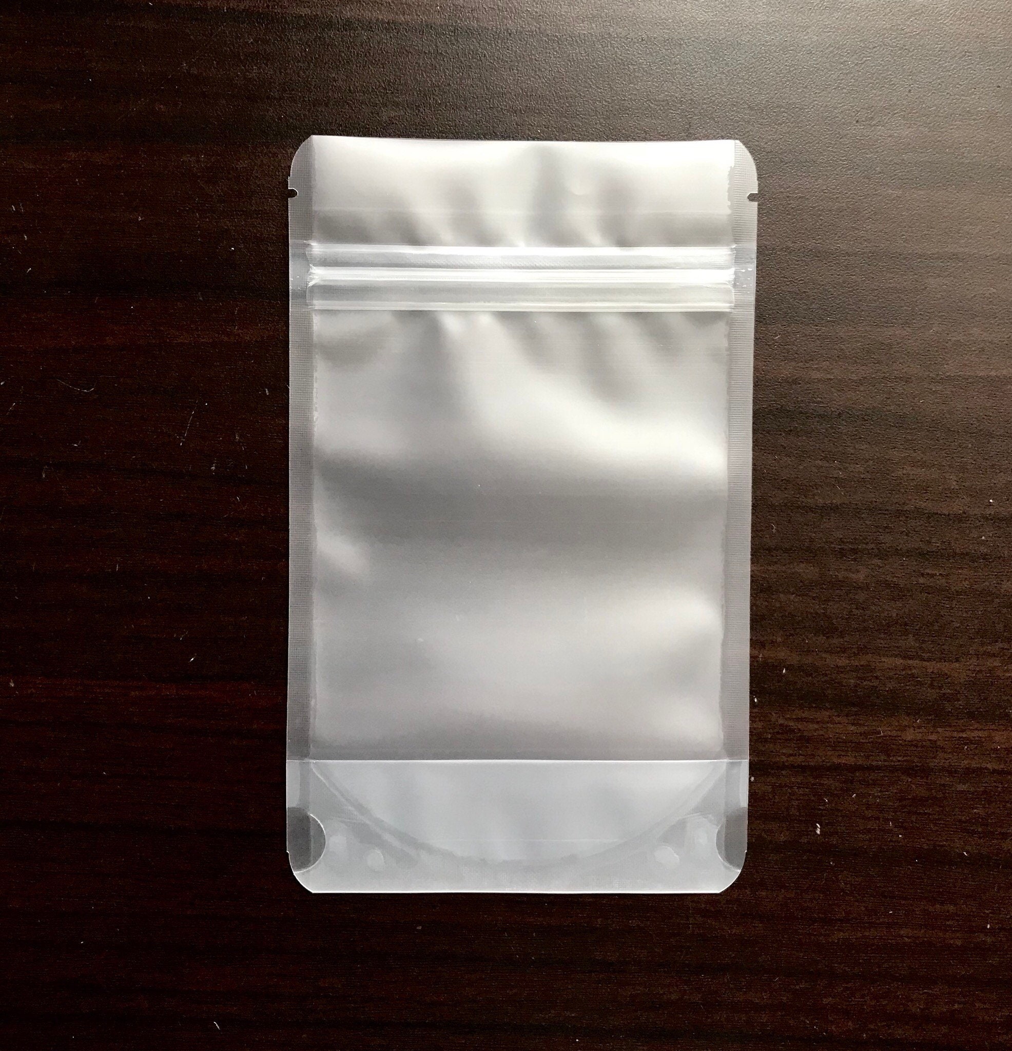 100 4x6 Frosted Stand Up Pouch Bag Heavy Duty Packaging Tear Notch