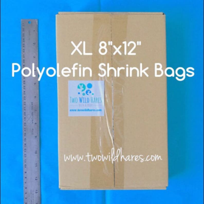 100-POLYOLEFIN Shrink Bags smell Through Plastic BEST Wrap - Etsy