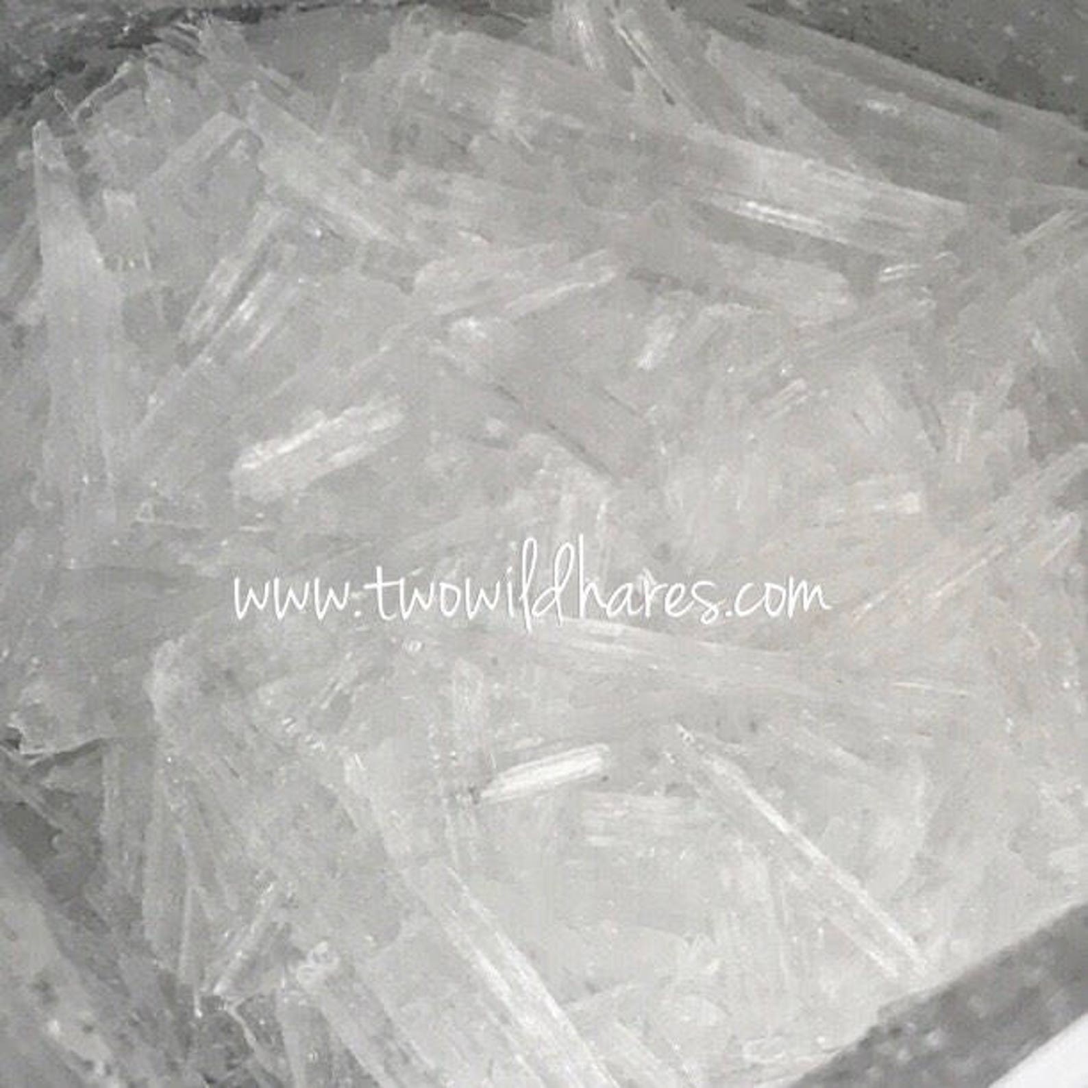 MENTHOL CRYSTALS, Bulk 1lb, 100% Mentha Arvensis, DIY Steamers, Salve ...