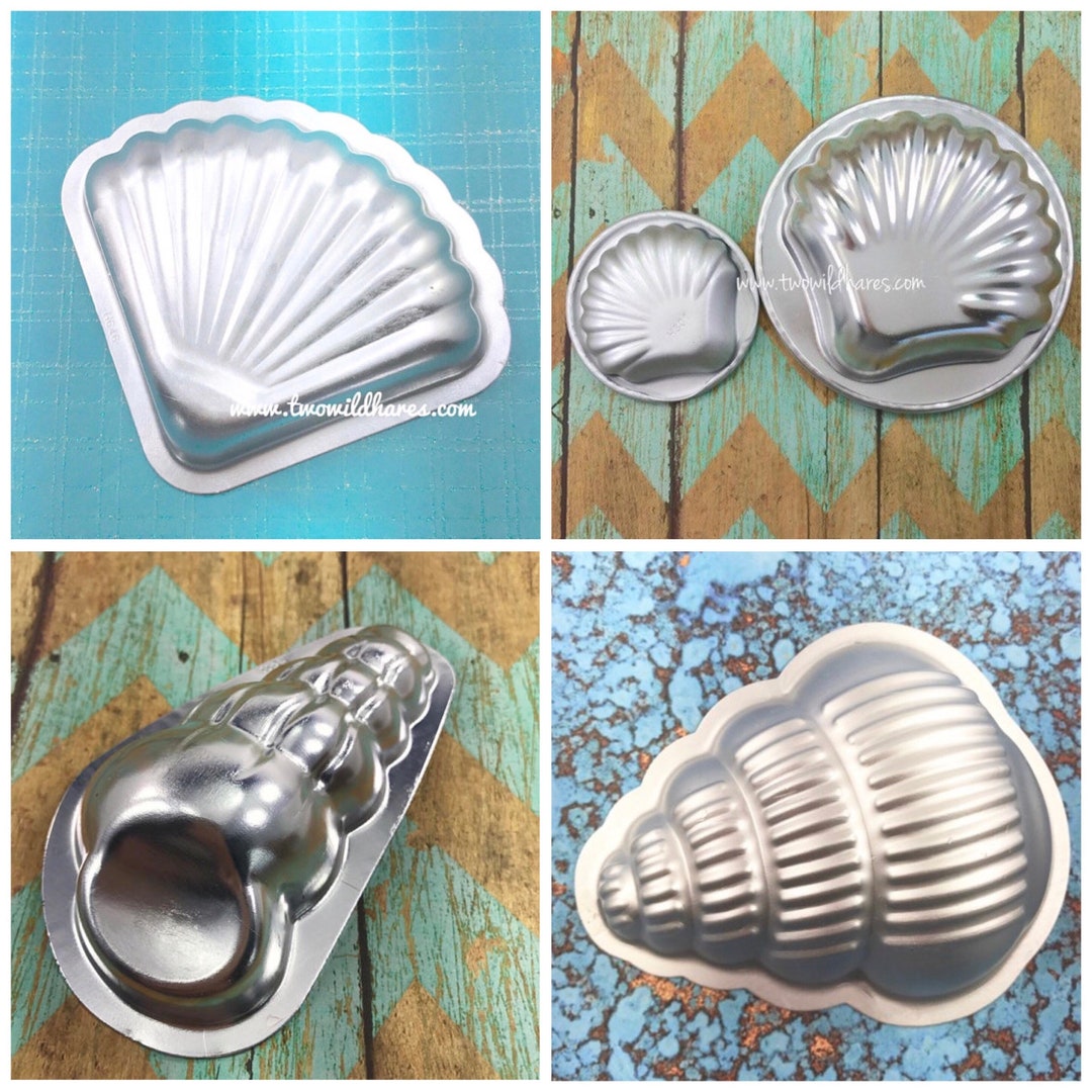 ALL THE SHELLS 5 Bath Bomb & Baking Mold Collection, Metal, (large and ...