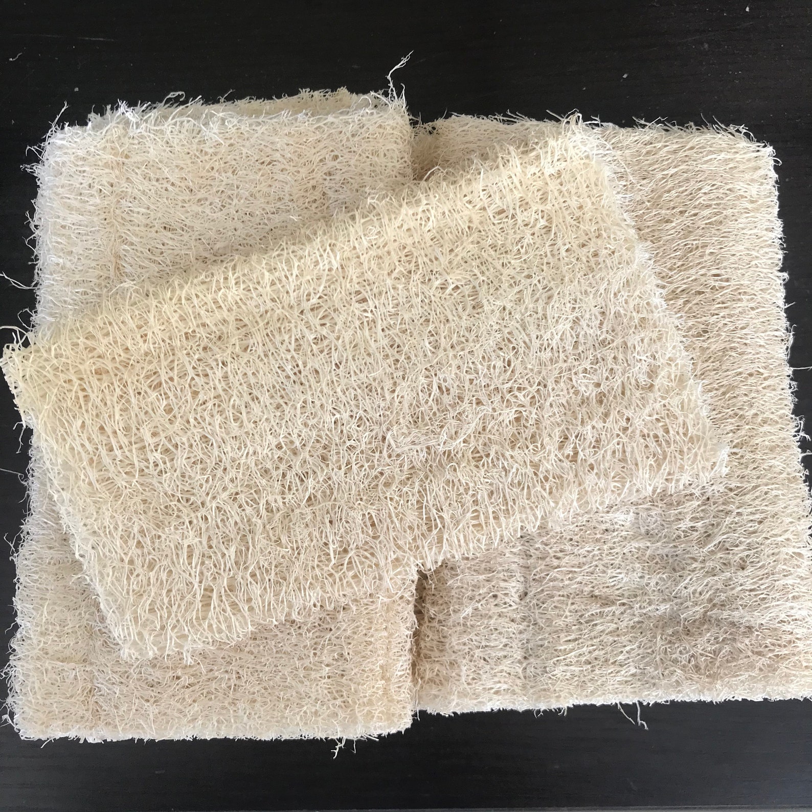 BULK 20 5 Compressed flat Whole LOOFAH Center Piece - Etsy