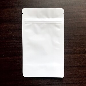 25-4x6 SNOW WHITE STAND up Pouch/bag, Heavy Duty Packaging, Tear Notch ...