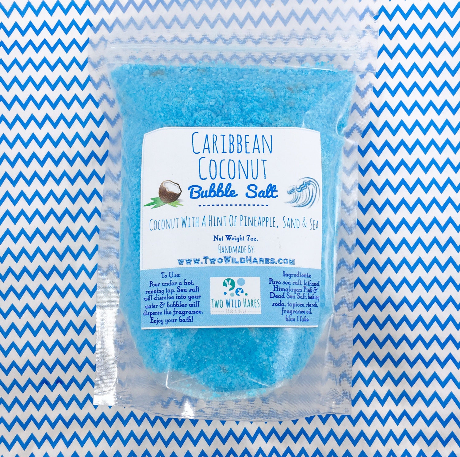 CARRIBEAN COCONUT BuBBle Salt, Pineapple & Coconut, Mineral Rich Salts ...