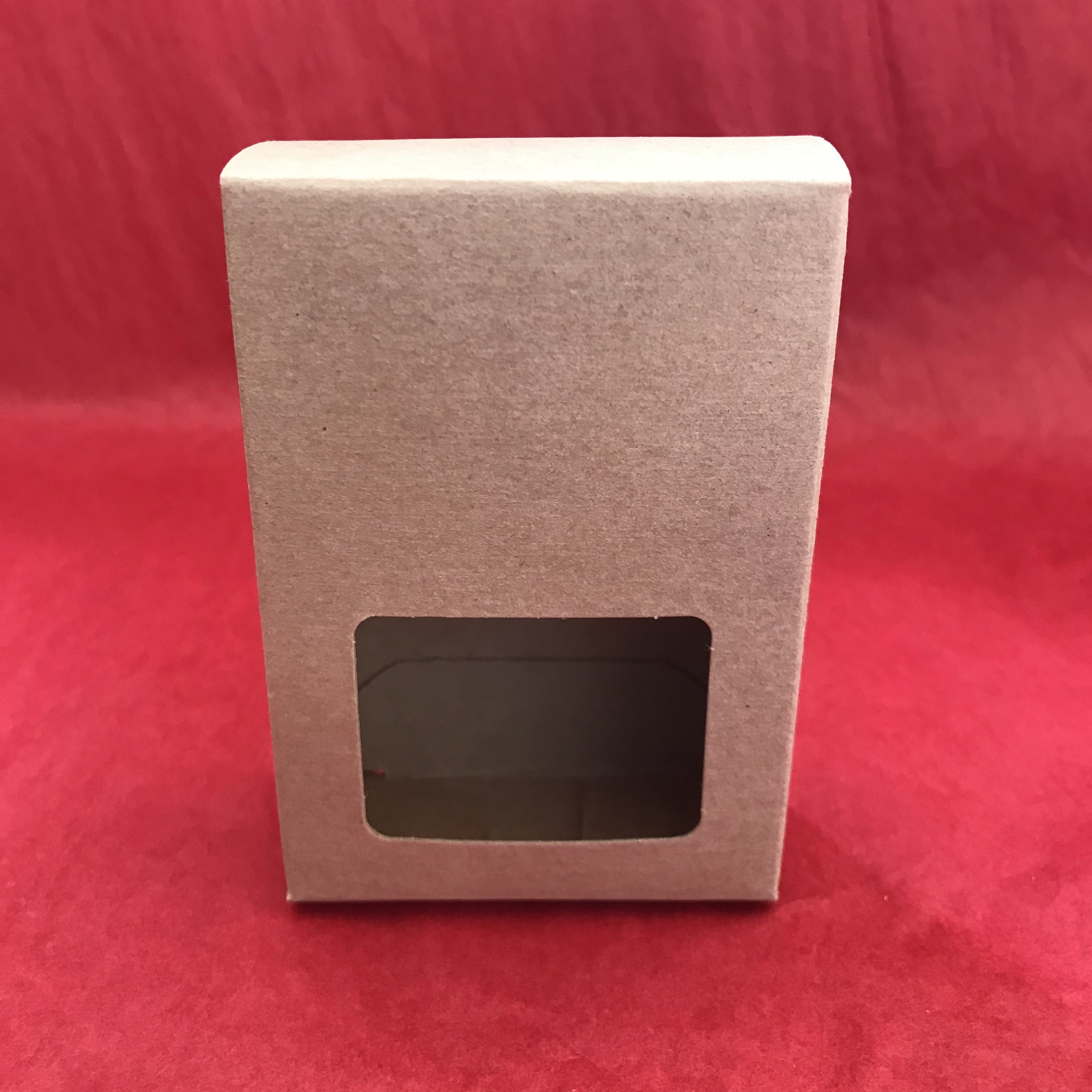 100 KRAFT Window Boxes 100 Recycled 2 9 16 X 3 5 8 X 1 1 4 Eco