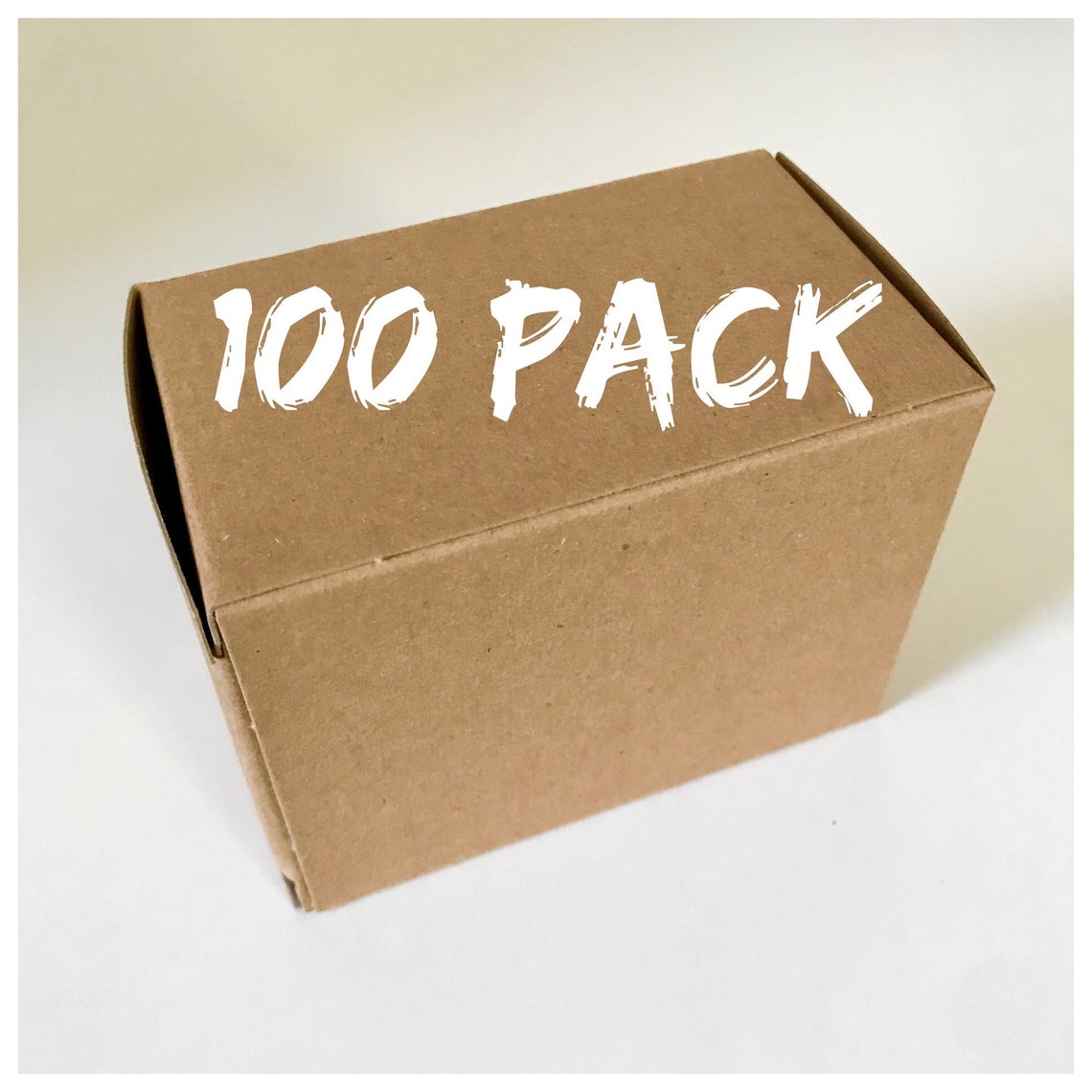 100 Chunky KRAFT Boxes 100% Recyclable 4x3x2.5 Eco - Etsy