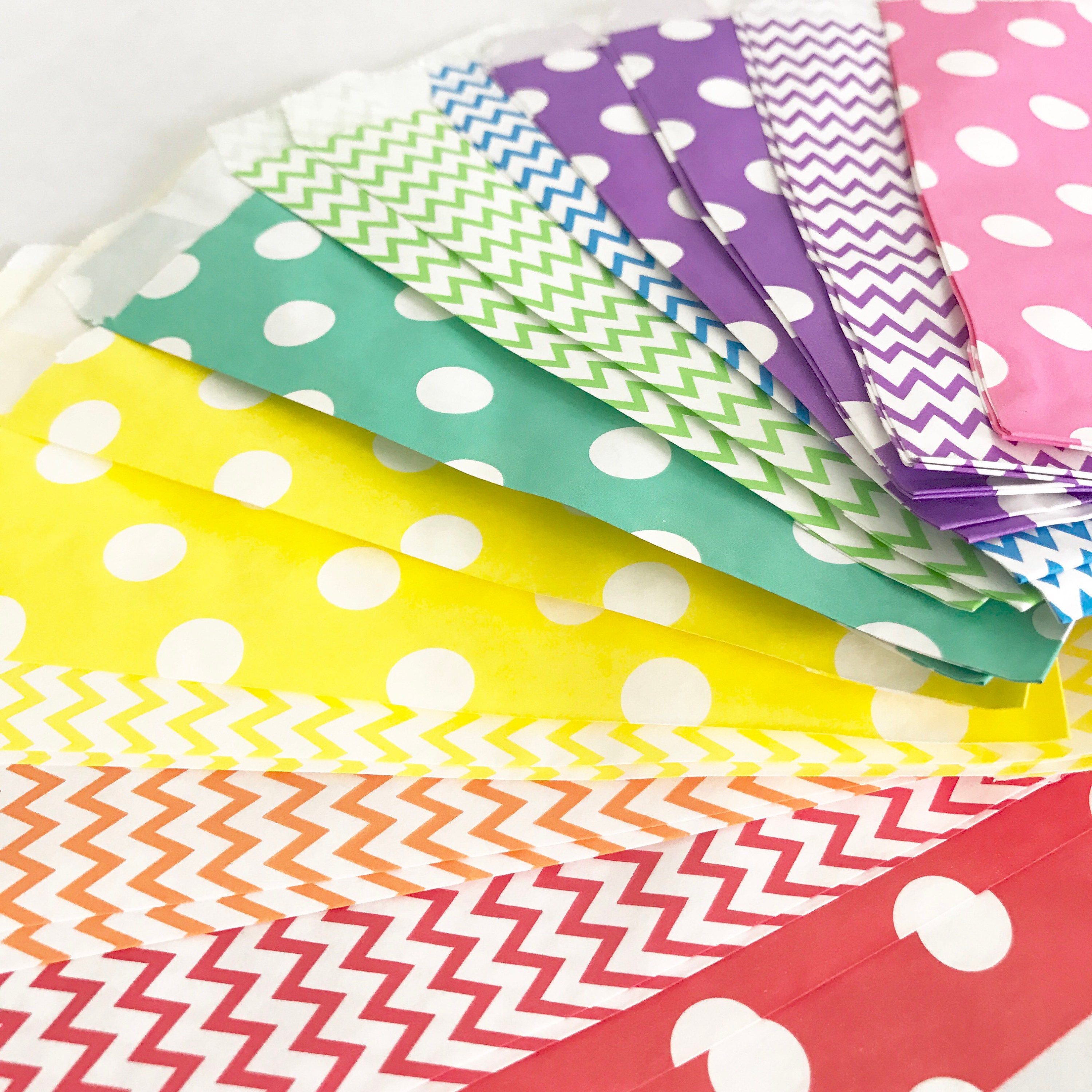 25- ASSORTED 3x5 Paper Bags, Packaging, Gifting, Party Favors, Two Wild ...