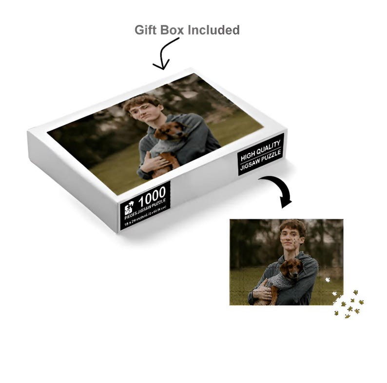Photo Puzzle 500 or 1000 Piece, Custom Jigsaw Puzzle, Personalised Jigsaw Puzzle 1000 Pieces ...