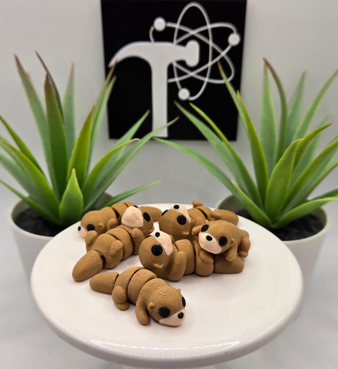 Otter | 3D Printed | Articulated Flexi Wiggle | ADHD Sensory Aid ...