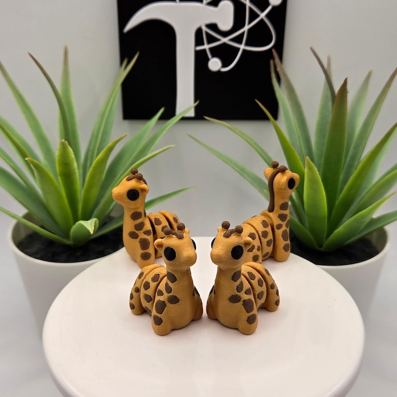 Giraffe Fidget Keychain - Etsy