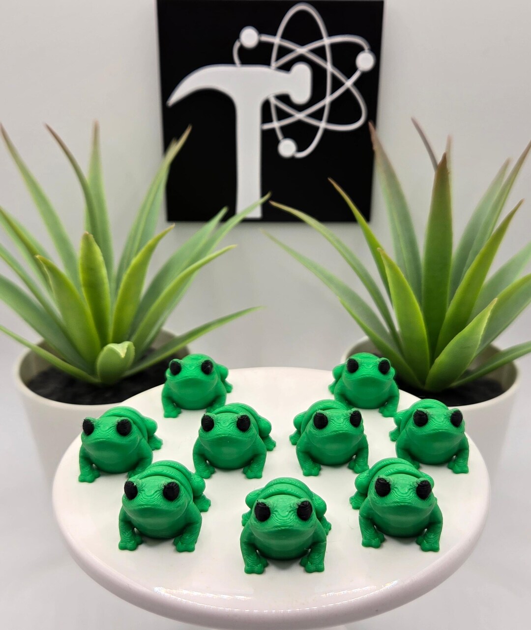 Frog | 3D Printed | Articulated Flexi Wiggle | ADHD Sensory Aid ...