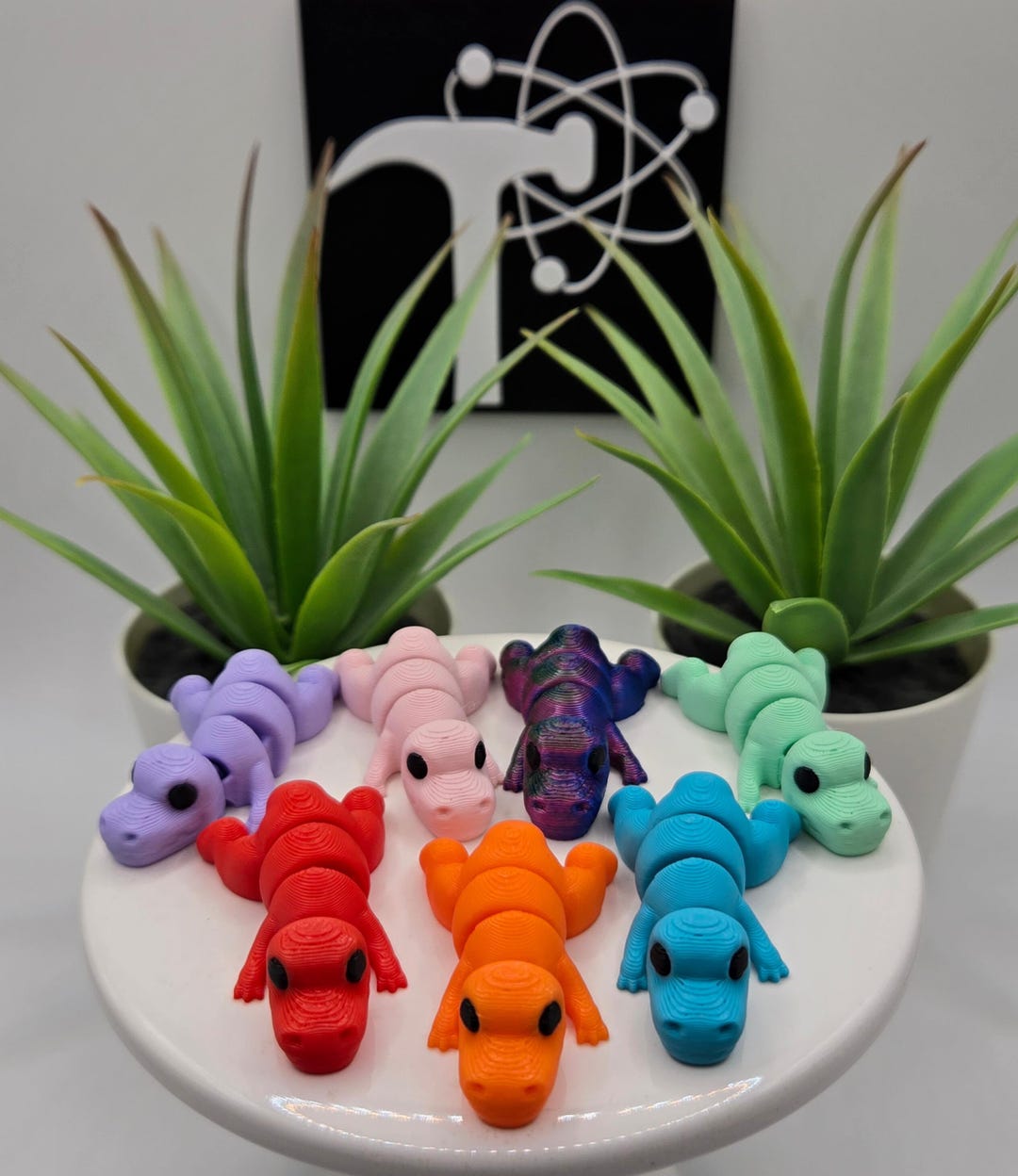 T-rex | 3D Printed | Articulated Flexi Wiggle | ADHD Sensory Aid ...