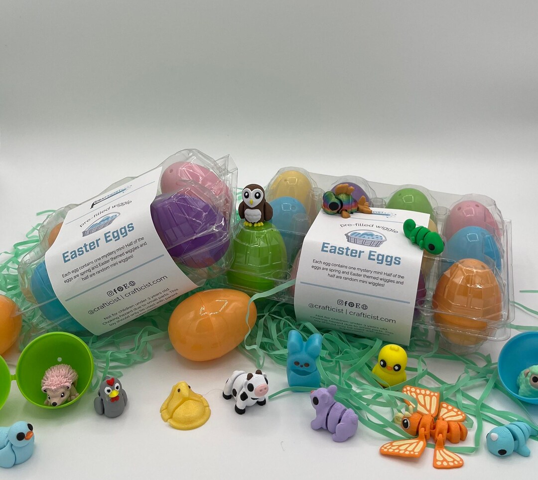 Pre-filled Easter Eggs | 3D Printed Toy-filled Eggs | Non Candy Easter ...