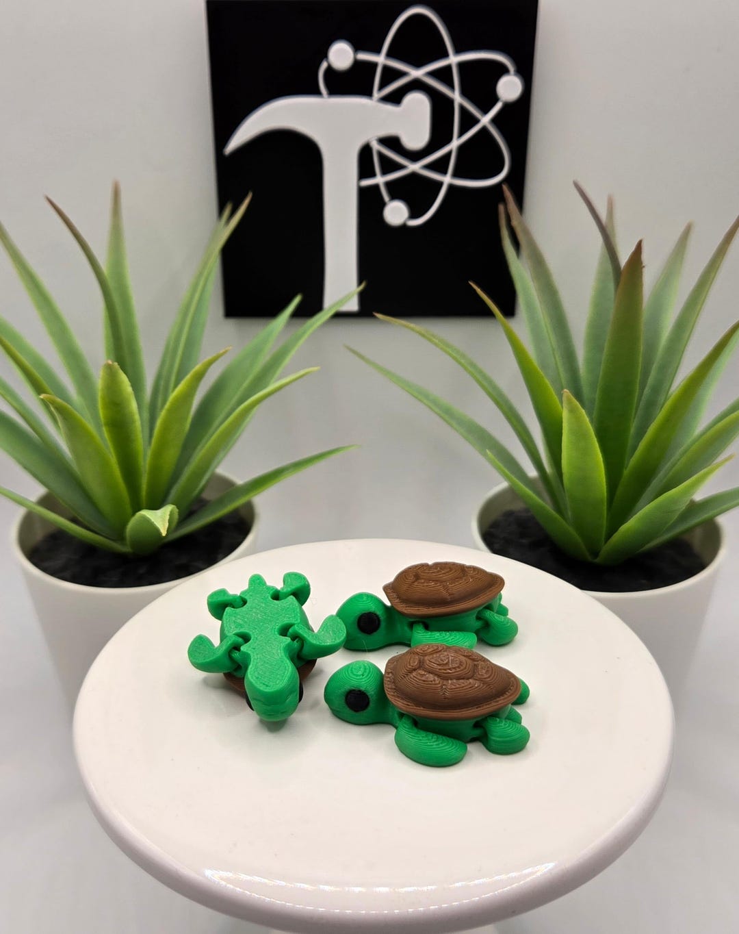 Turtle | 3D Printed | Articulated Flexi Wiggle | ADHD Sensory Aid ...