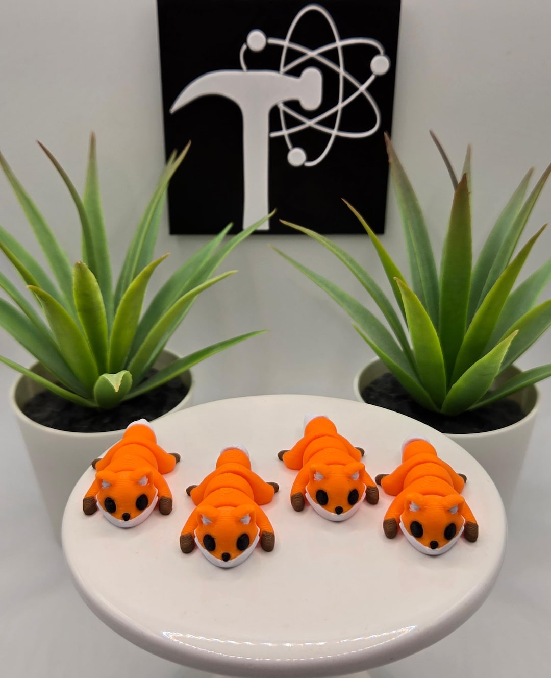 Fox | 3D Printed | Articulated Flexi Wiggle | ADHD Sensory Aid | Fidget ...