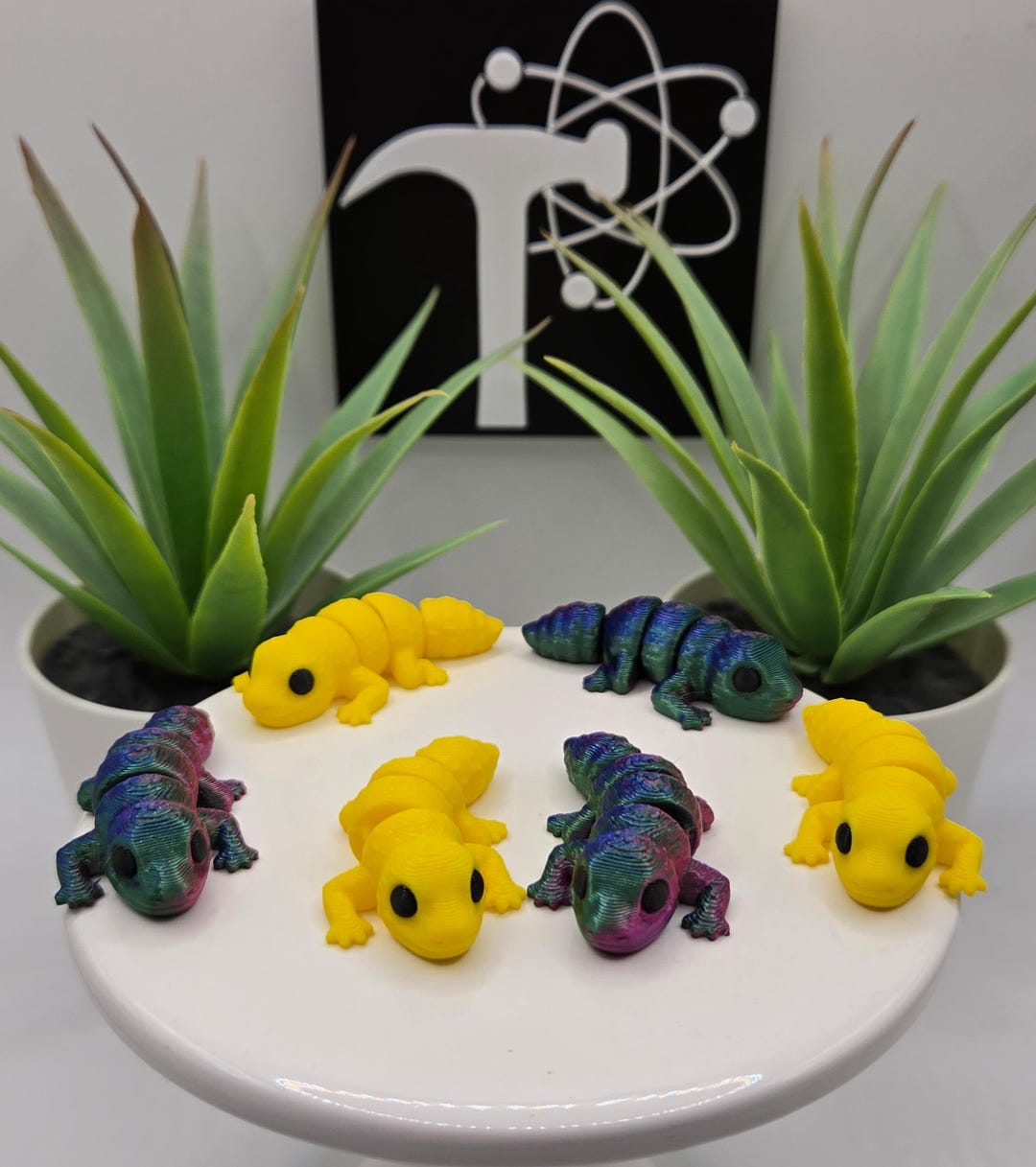 Leopard Gecko | 3D Printed | Articulated Flexi Wiggle | ADHD Sensory ...