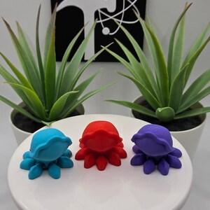 Cuttlefish | 3D Printed | Articulated Flexi Wiggle | ADHD Sensory Aid ...