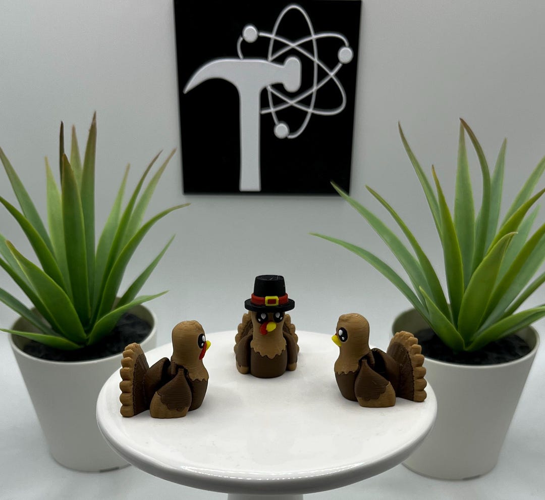 Turkey | 3D Printed | Thanksgiving Articulated Flexi Wiggle | ADHD ...