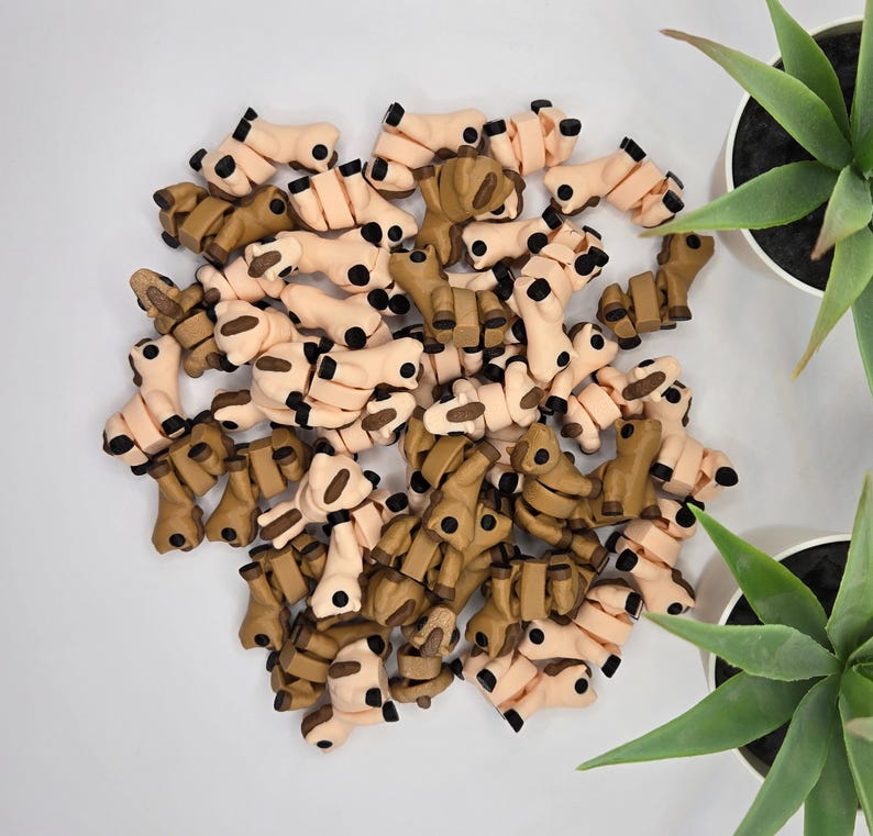 Horse 3D Printed Articulated Flexi Wiggle ADHD Sensory Aid Fidget Toy ...