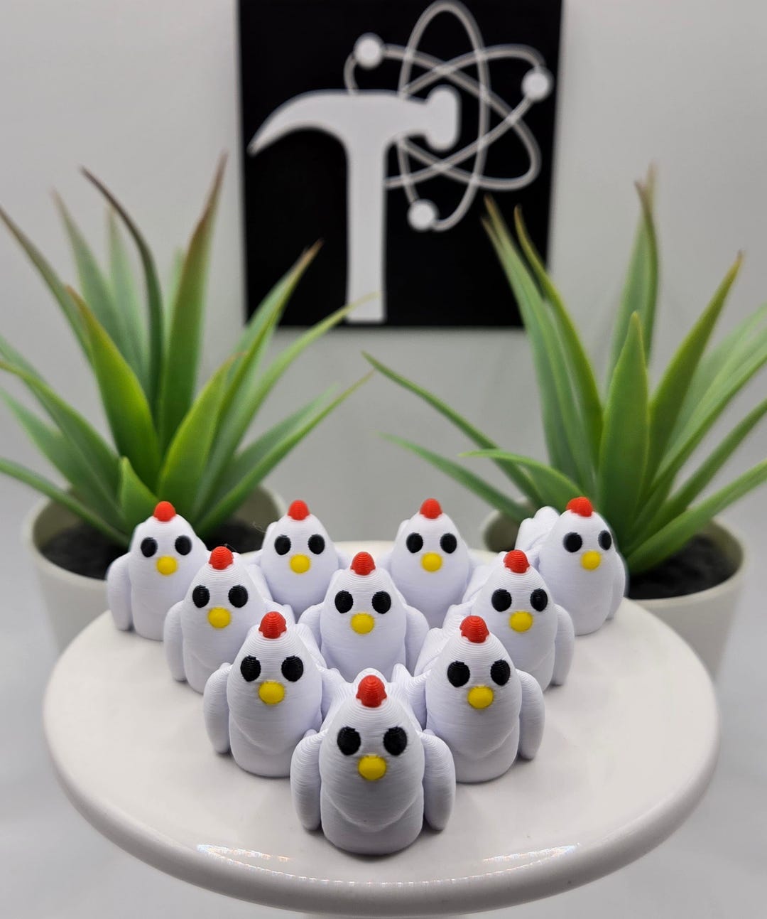 Chicken | 3D Printed | Articulated Flexi Wiggle | ADHD Sensory Aid ...