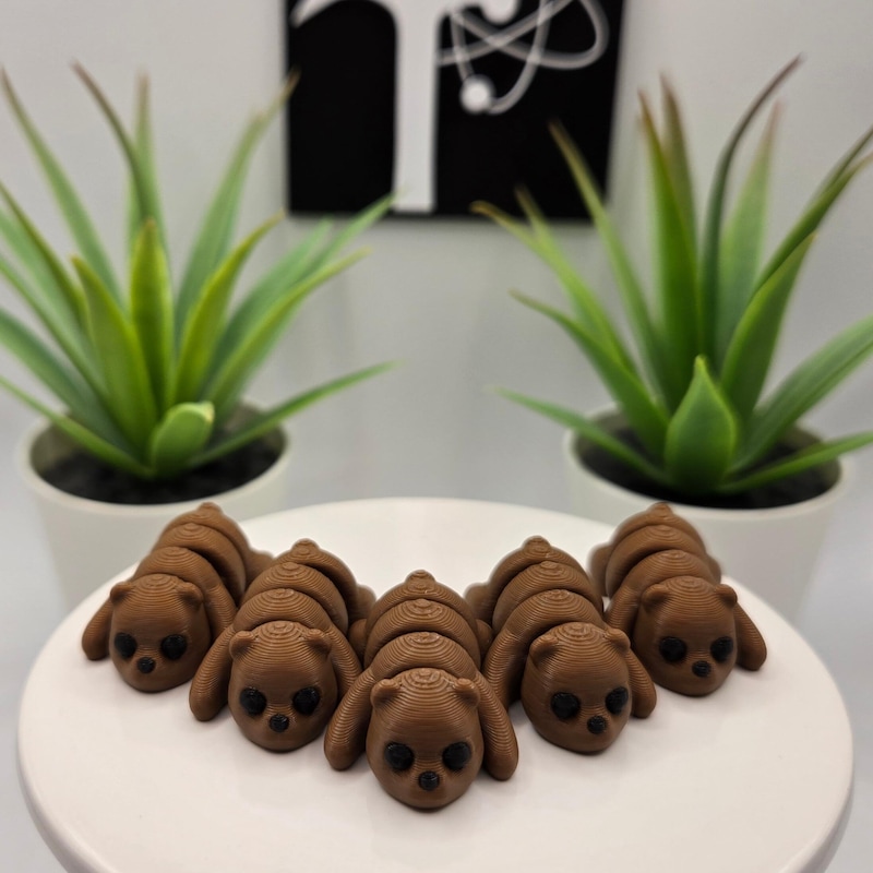 Mini Flexi Bear 3d Print - Etsy