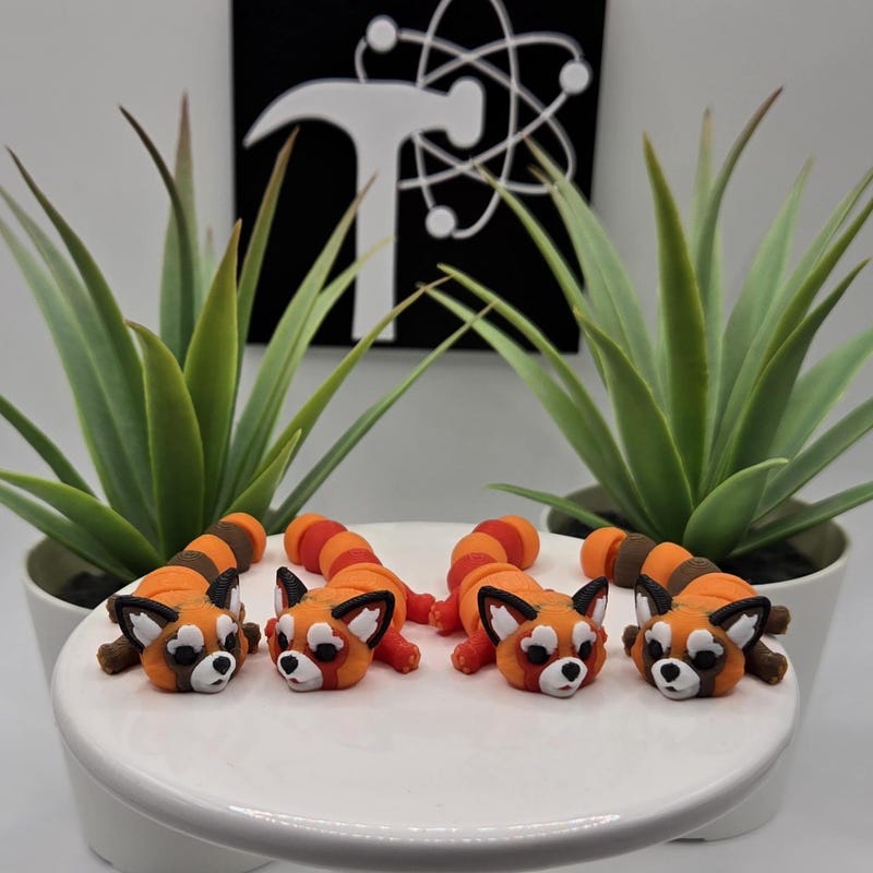 3d Printed Mini Red Panda - Etsy